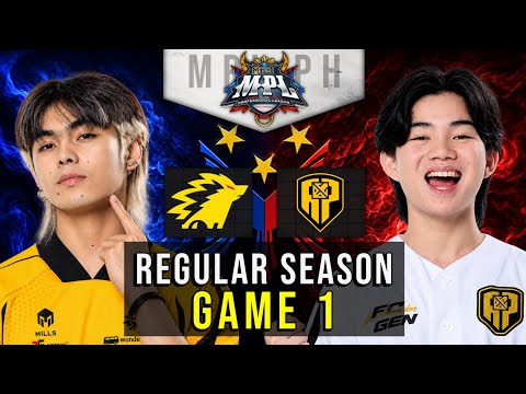 ONIC PH vs AP BREN 🔥 GAME 1 | MPL PH SEASON 18 | REGULAR SEASON