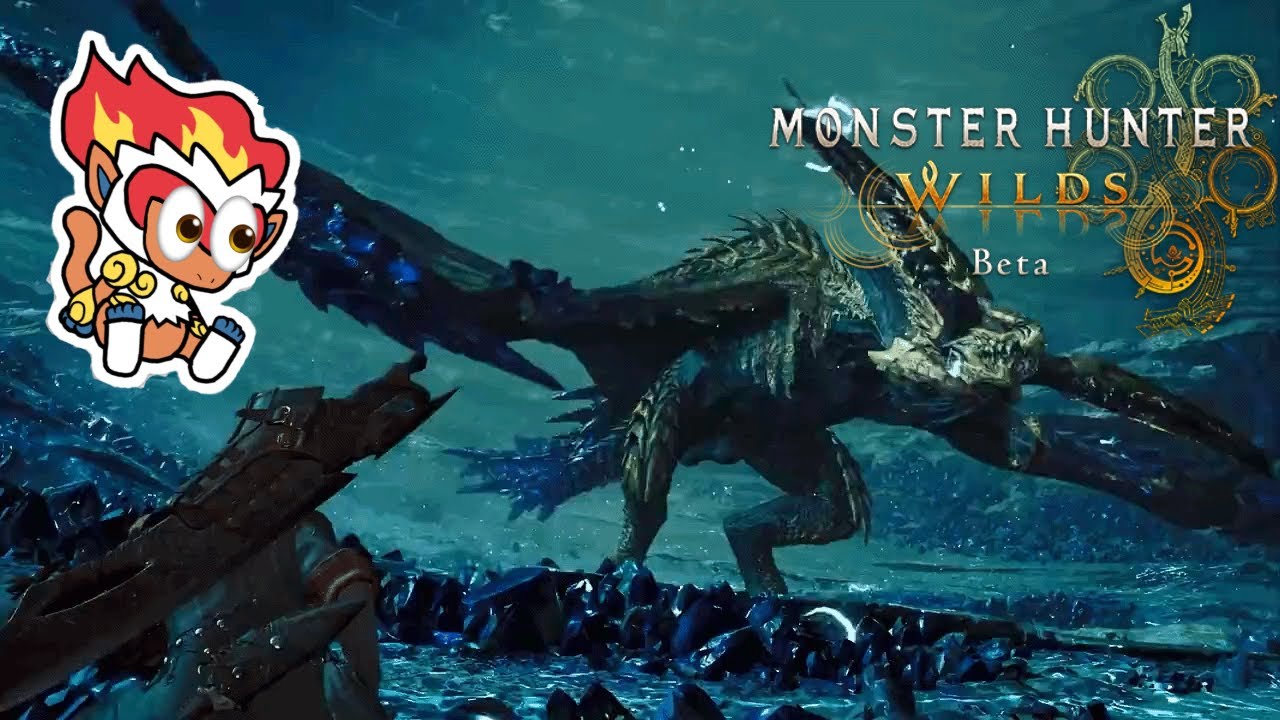 The longest quest for the Rey Dau Monster Hunter Wilds Beta - YouTube