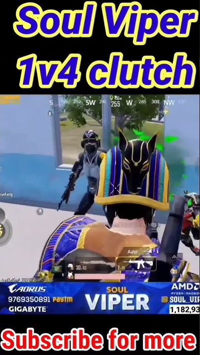 Soul viper 1v4 clutch ️ ️ | #soulviper #shorts #Shorts #pubgmobile #bgmi #youtubeshortsvideo ...