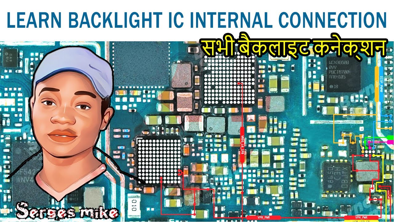 Use this method to Fix backlight problem on any mobile PCB - YouTube