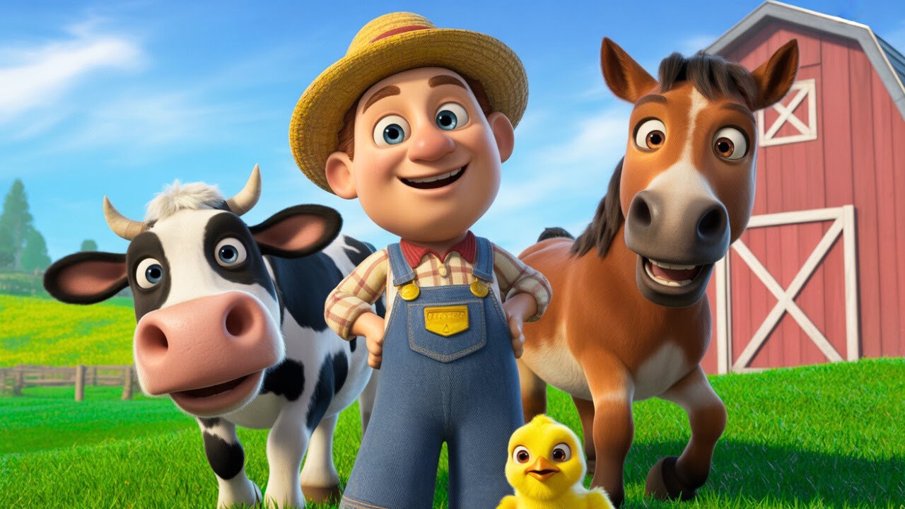 Old MacDonald Had a Farm | Learn Animal Sounds for Kids | Educational ...