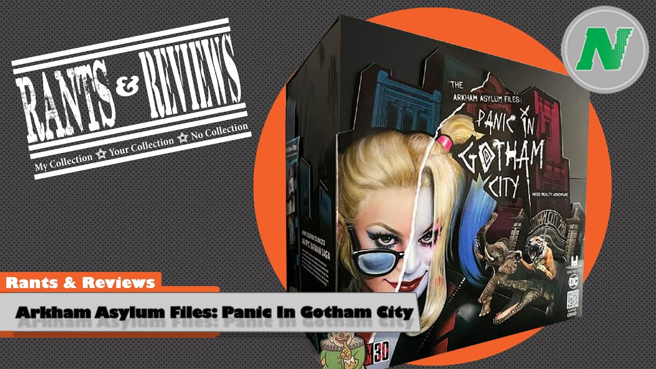 Rants And Reviews: Arkham Asylum Files - Panic In Gotham City - YouTube