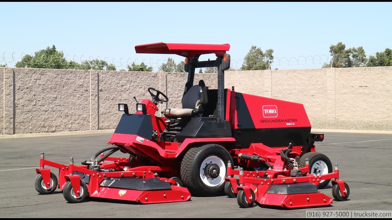 2005 Toro Groundsmaster 580-D Riding Mower - YouTube