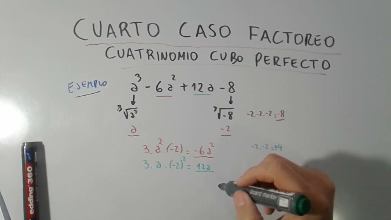 Cuatrinomio Cubo Perfecto "factorización" (4to CASO DE FACTOREO) - YouTube
