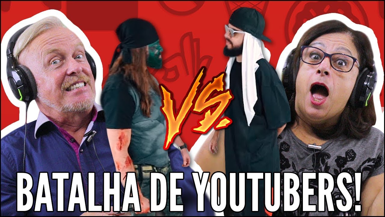 IDOSOS REAGEM A BATALHA DE YOUTUBERS - MUSSOUMANO - YouTube