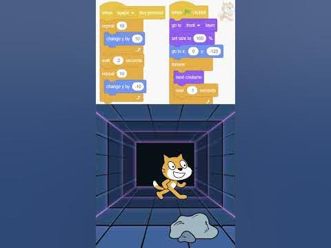 Make this with your kids. How to Make a 3D Jumping Game using Scratch ...