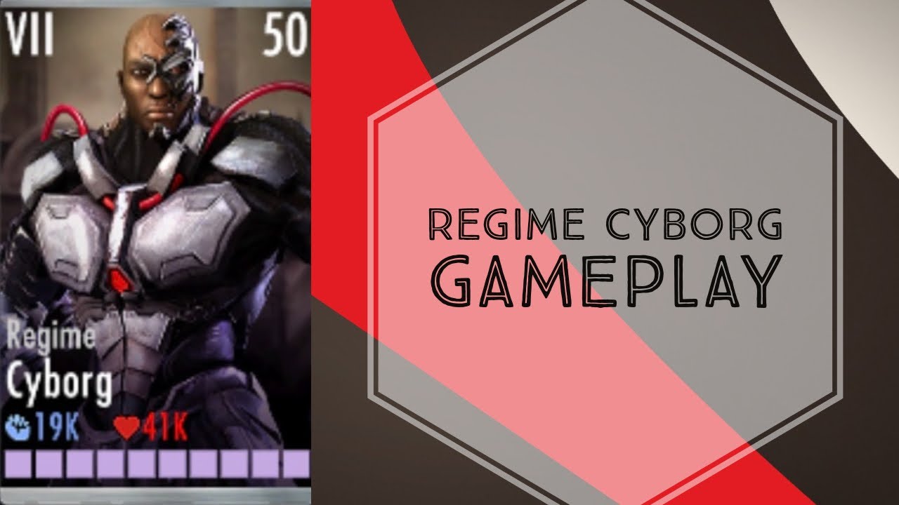 Injustice Gods Among Us Regime Cyborg Gameplay Elite VII - YouTube
