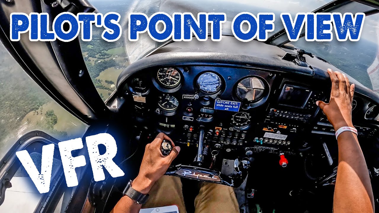 PILOT'S POINT OF VIEW | INSIDE THE COCKPIT OF A PIPER CHEROKEE | VFR ...
