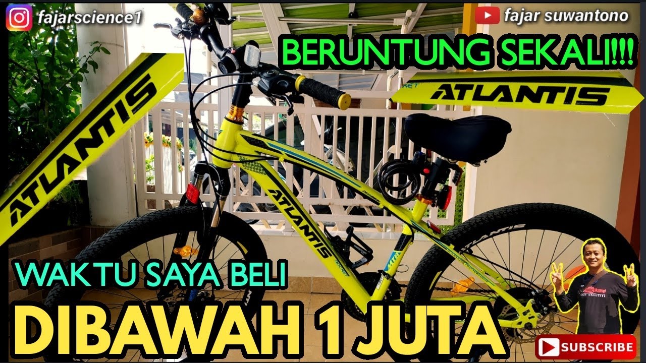 BERUNTUNG SEKALI!!! SEPEDA MTB ATLANTIS 26 INCH CAKEP ABIS, MURAH TAPI ...