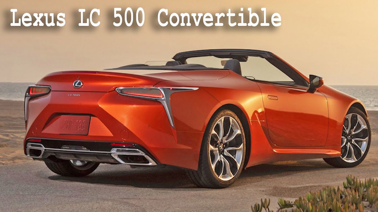 2022 Lexus LC 500 Convertible - Interior, cabin // Infrared Red - YouTube