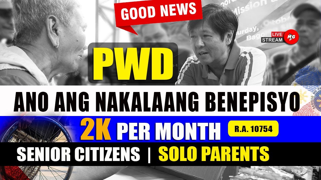 💕ANO ANG NAKALAANG BENEPISYO SA MGA PWD KONTI LANG NAMAN SILA BAT DI ...