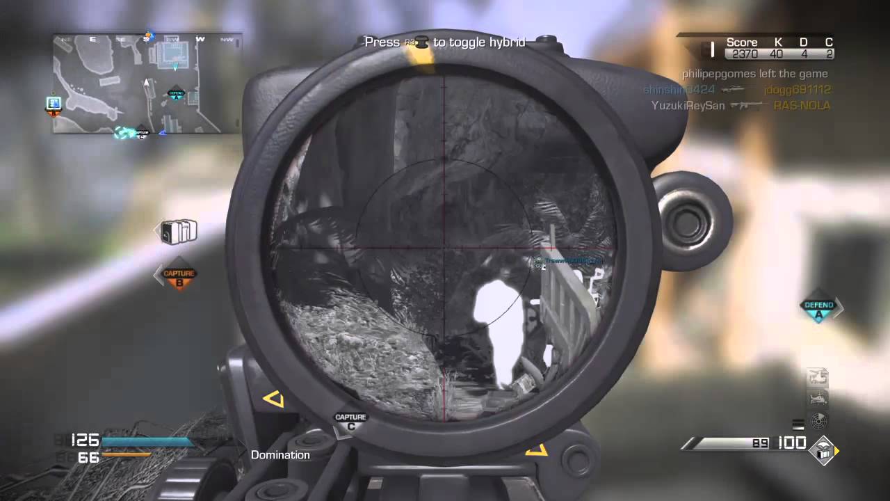 Call of Duty Ghosts M27-IAR Gameplay - YouTube