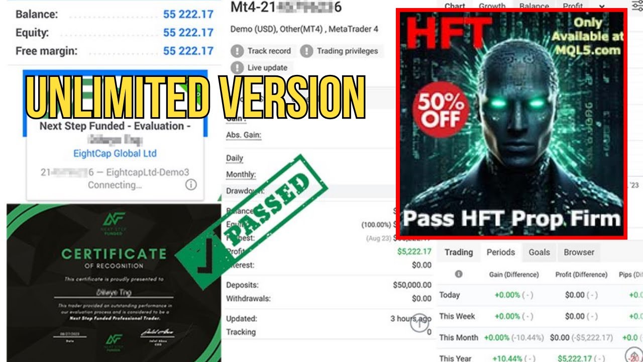 "HFT Prop Firm EA MT4 | Mql5 EA | Free Download Now" - YouTube