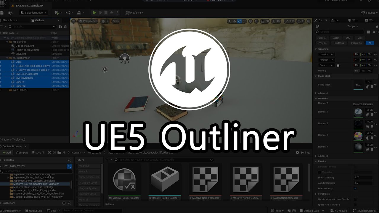 UE5 Outliner - YouTube