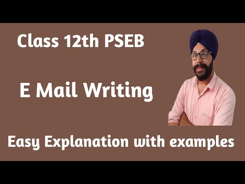 e mail writing in english class 12 pseb english e mail writing e mail ...