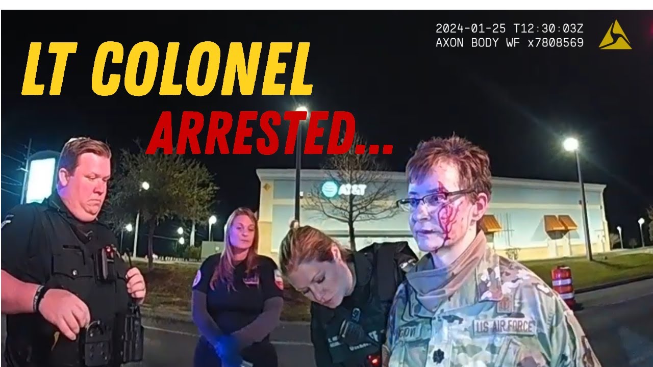 Lieutenant Colonel Dragged From Car by Police During Traffic Stop - YouTube
