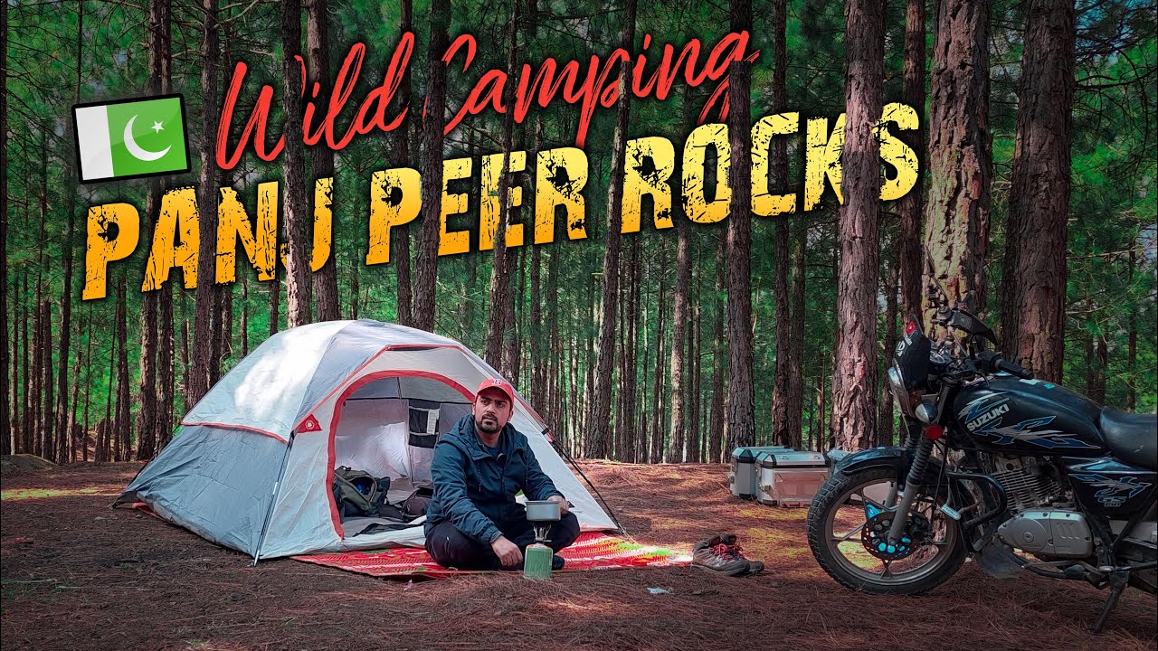 🏕️ WILD CAMPING AND COOKING AT PANJPEER ROCKS | PAKISTAN - YouTube