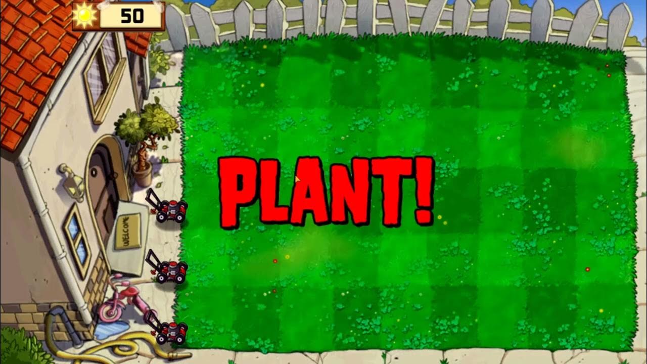 Plants vs Zombies Gameplay Walkthrough Part 1 Tutorial Android iOS Funny Gaming - YouTube