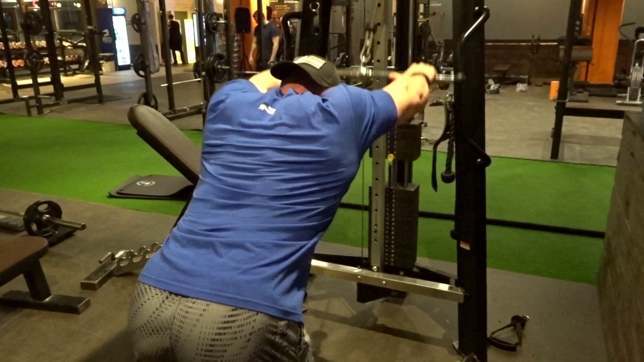 Straight Arm Pushdown | Gym Exercises | Peter Lagermand - YouTube