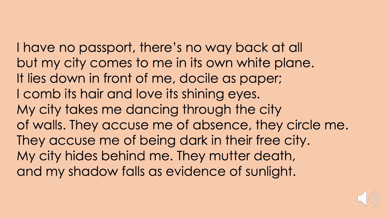 Emigree Poem The Emigree By Carol Rumens. Ppt Download