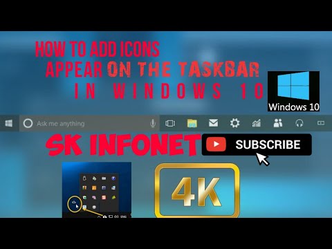 HOW TO ADD ICONS || APPEAR ON THE TASKBAR || INSIDE THE NOTIFICATION ...