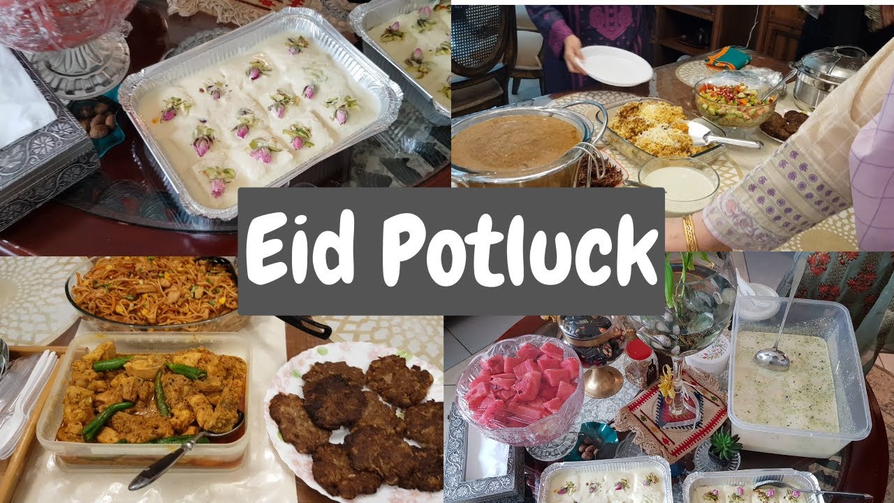 Eid Potluck Lunch With Friends | Pakistani Family In UAE - YouTube