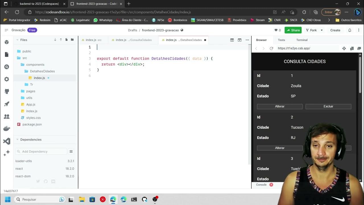 Frontend - 12 - Exibindo um Modal de Detalhes - YouTube
