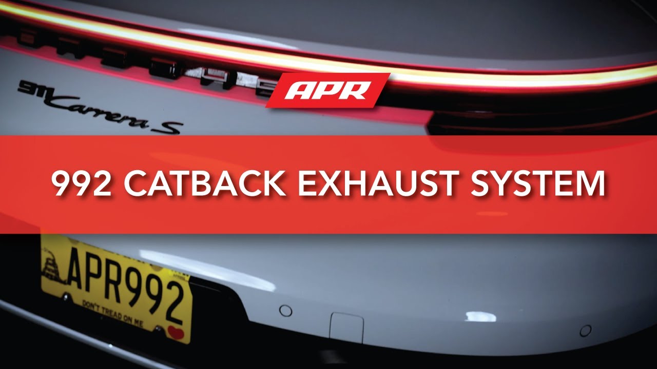 APR Exhaust System for the Porsche 911 (992) Carrera, Targa & Turbo ...