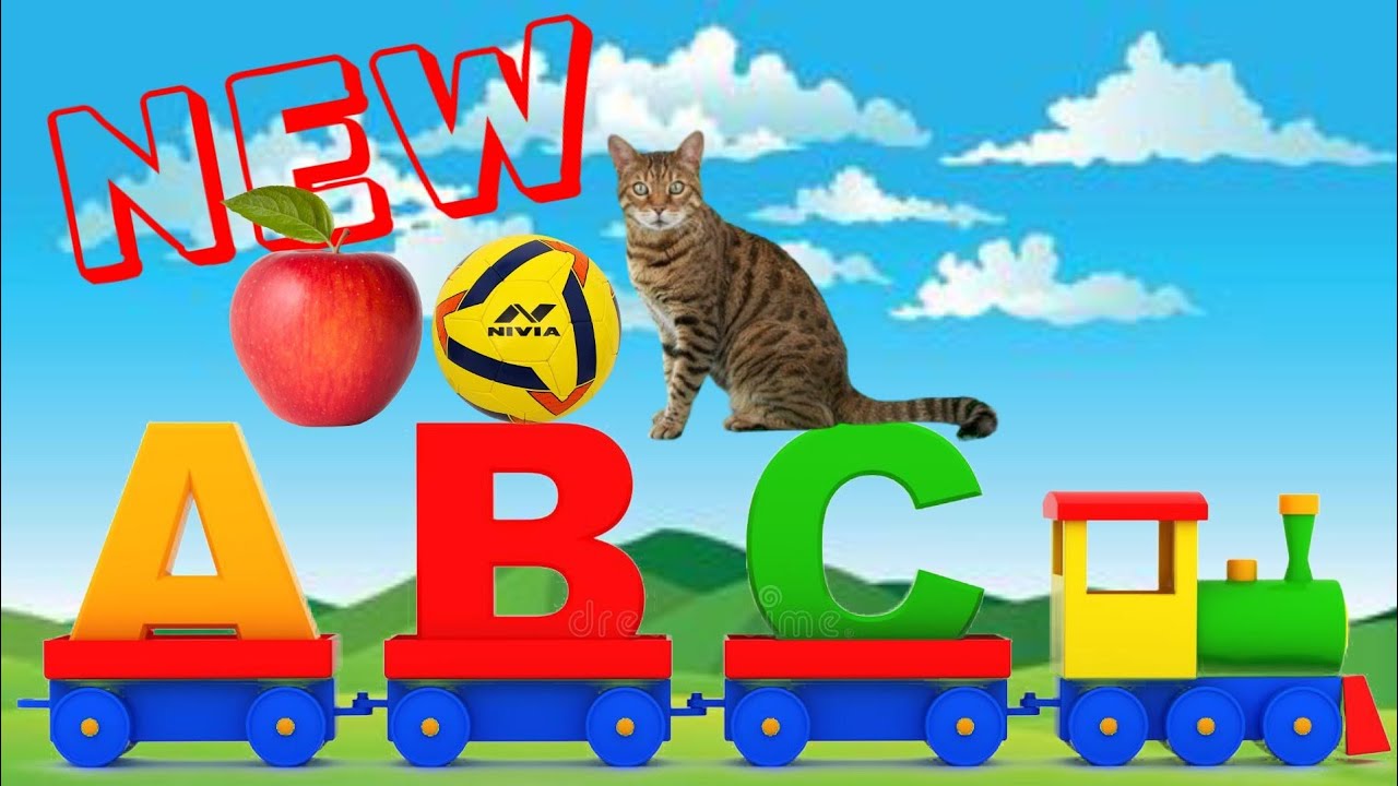 ABC song | ABCD | Alphabet adventure | The abc train | Learn Alphabet ...