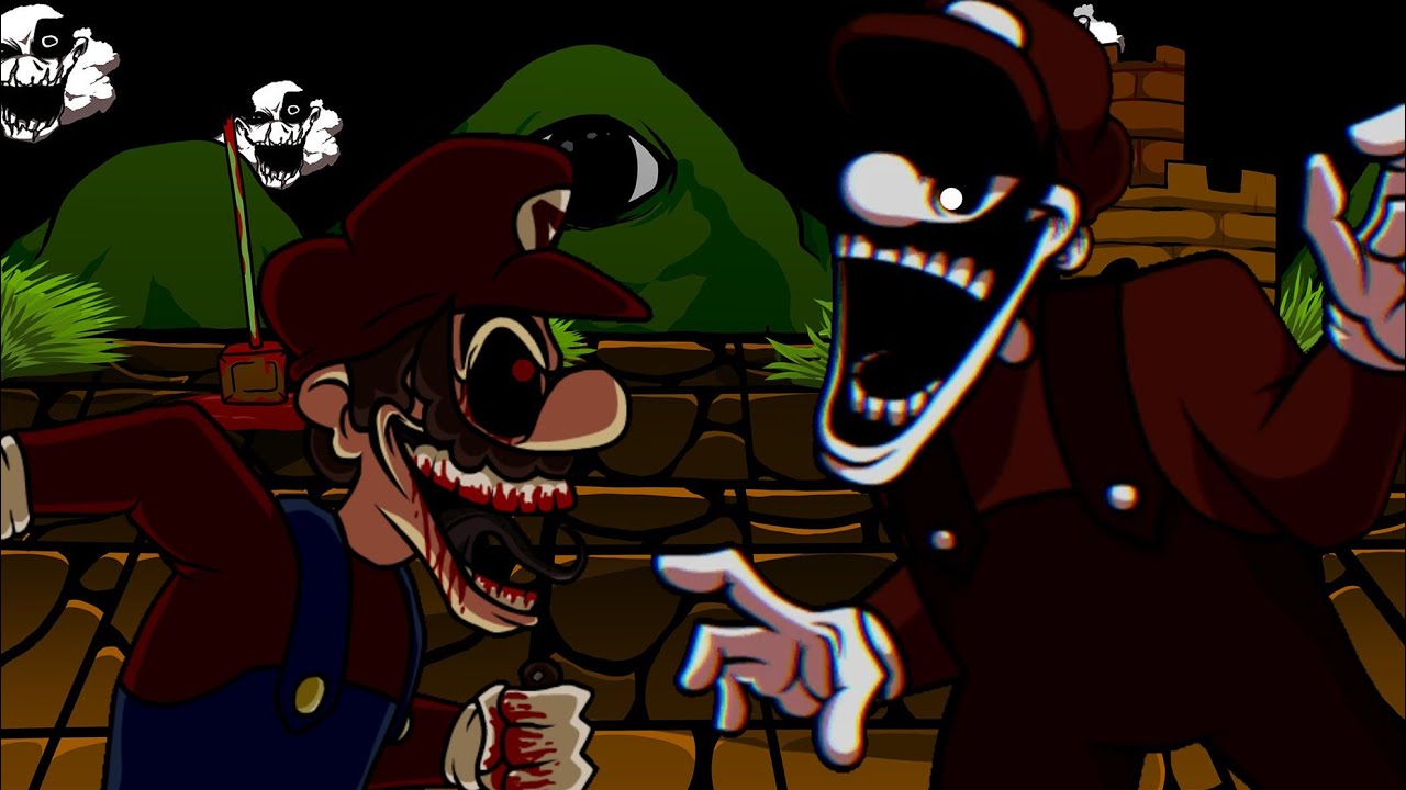 fnf game over but mario.exe vs MX pc port - YouTube