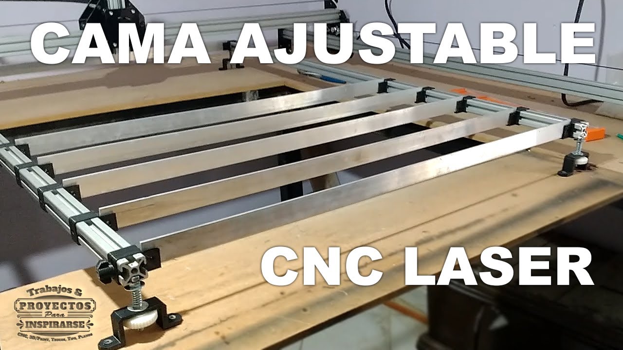 Cama Ajustable CNC LASER 3D PRINT - YouTube
