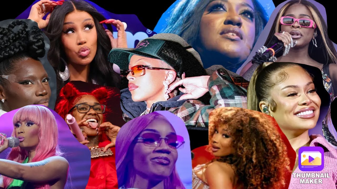 The 10 Hottest Female Rappers of 2024 #hiphopevolution #hottest_girls - YouTube