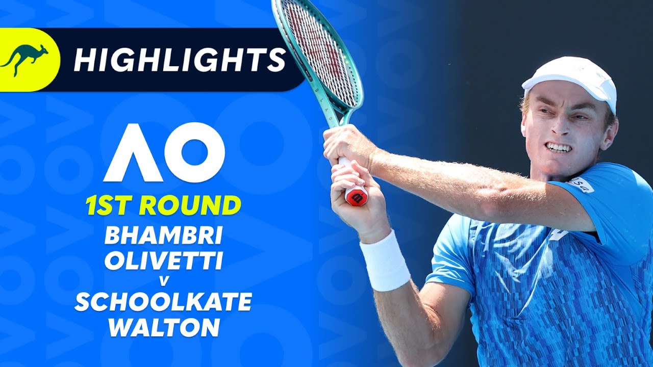 Bhambri & Olivetti v Schoolkate & Walton - Australian Open Highlights ...