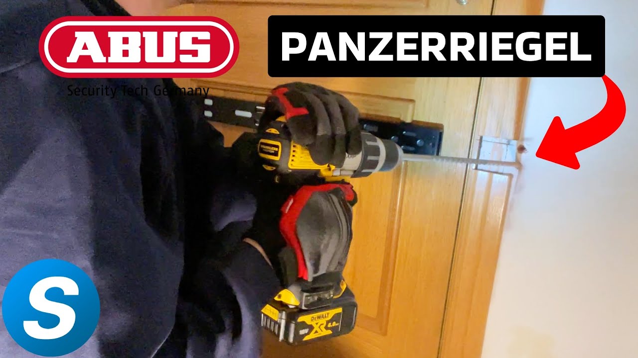 Tutorial: ABUS Panzerriegel PR2600 Montageanleitung - YouTube