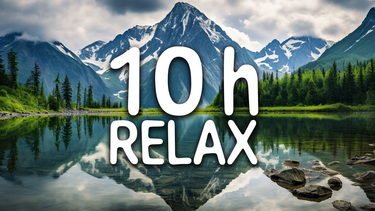 4K | 10 Hours of RELAXING Music Video W/ Gentle Nature Sounds For ...