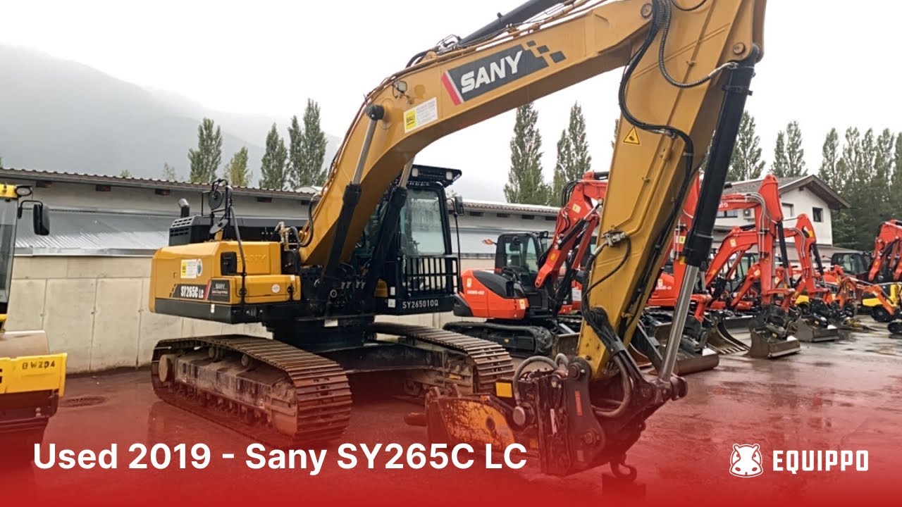 Used 2019 - Sany SY265C LC | Used Tracked Excavator | equippo.com ...
