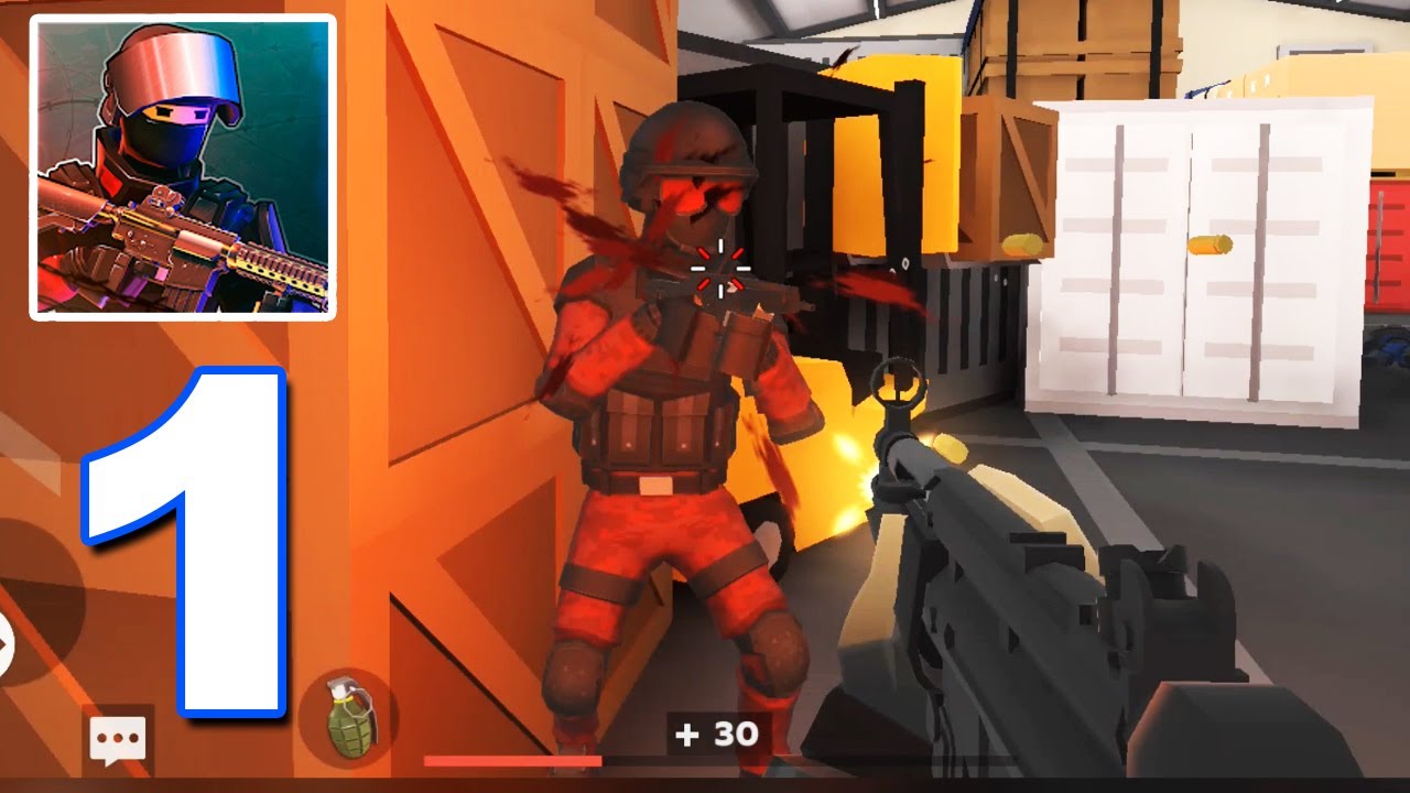 POLYWAR - Gameplay Walkthrough Part 1 - Tactical 3D Shooter (Android ...