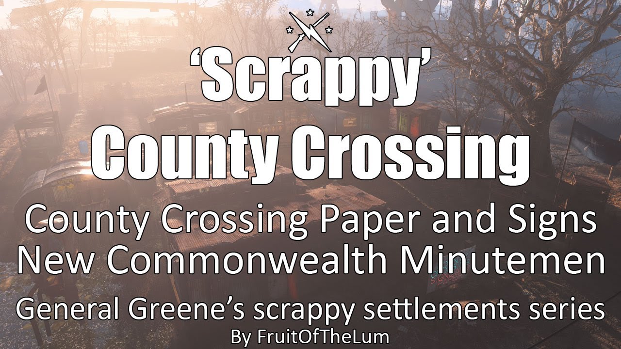 'Scrappy' County Crossing - County Crossing Signs and Paper Company ...