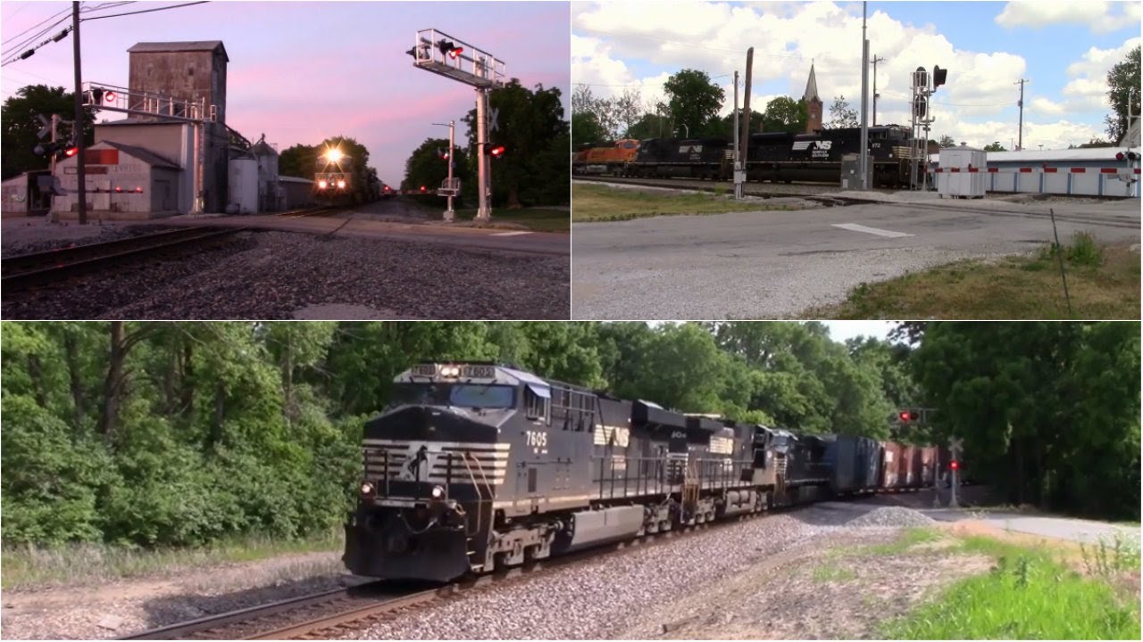 Railfanning in Buck Creek, Colburn, and Delphi, Indiana - YouTube
