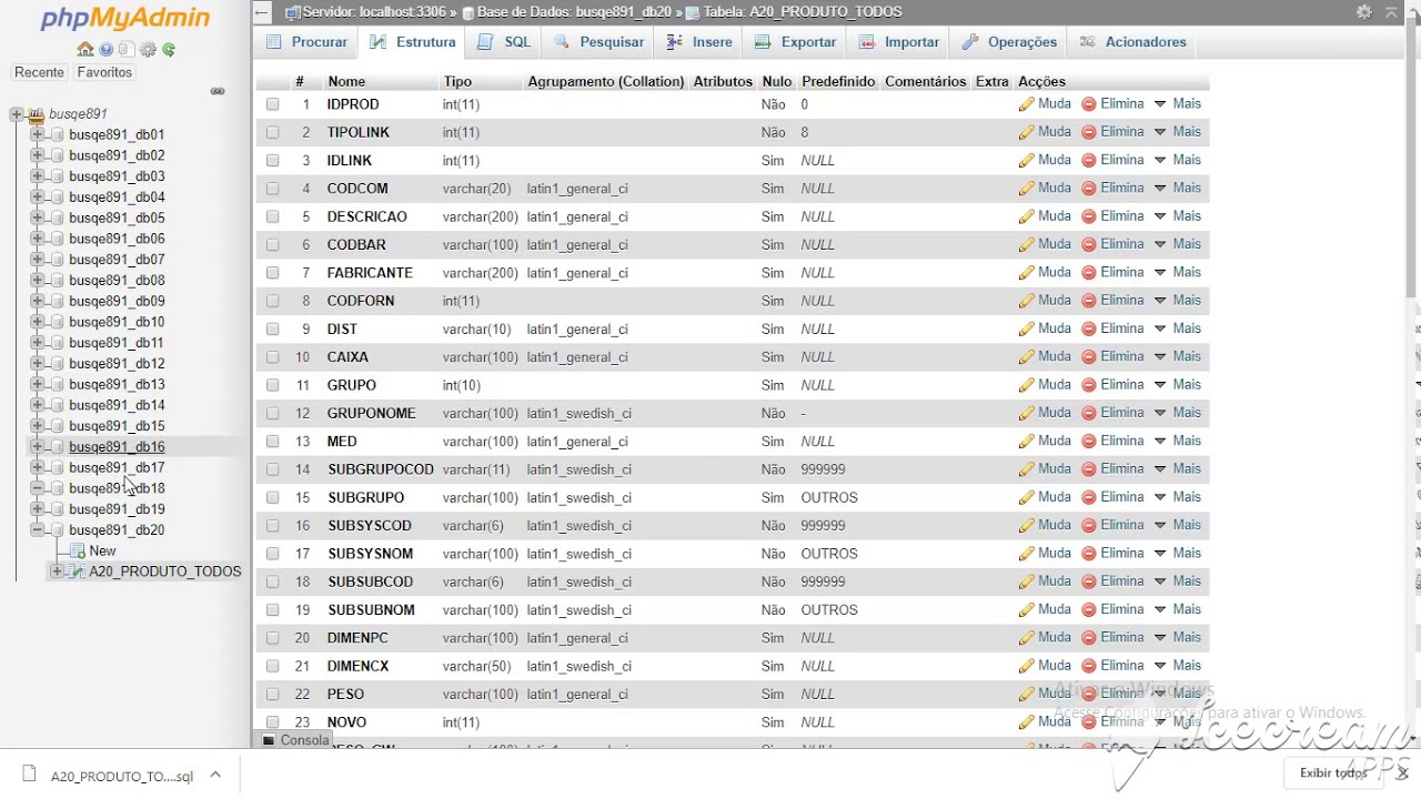 Mysql Como Importar E Renomear E Copiar Tabelas Youtube