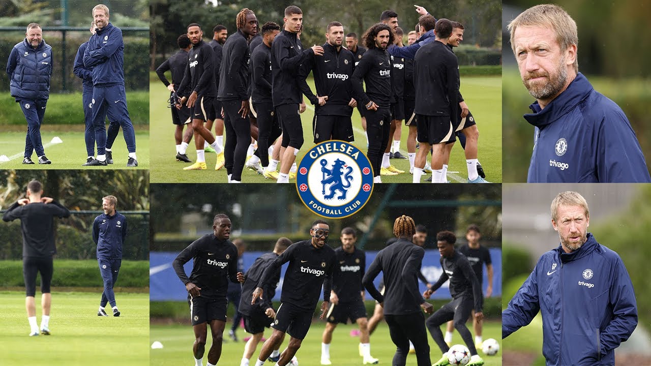 Chelsea Training Today | Graham Potter's First Chelsea Training Session ...
