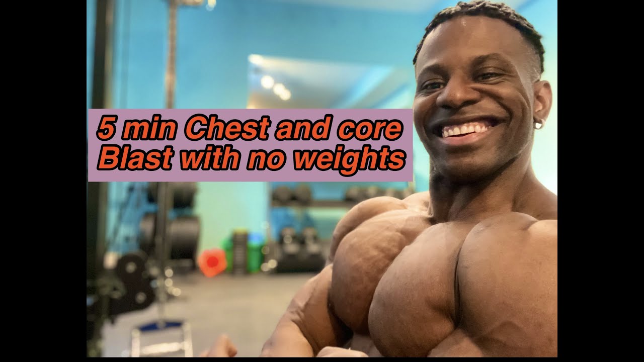 5 min chest and core blast - YouTube