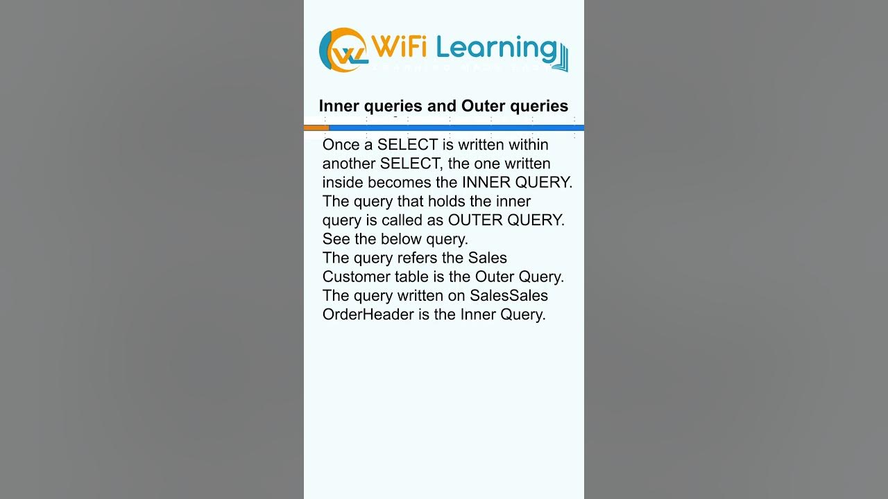 🔍 Mastering SQL Subqueries: Boost Your Query Skills! - YouTube