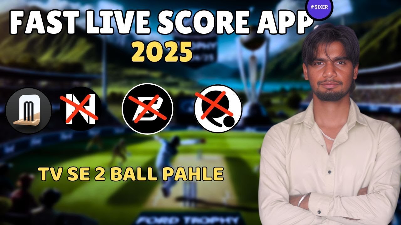 Fast Cricket Live Score App | Top 5 Best live score in 2025 | IPL Fast ...