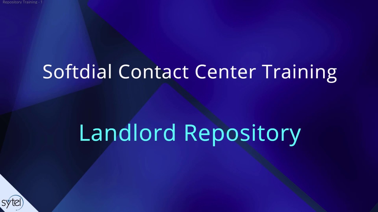 Softdial Repository (Landlord) - YouTube