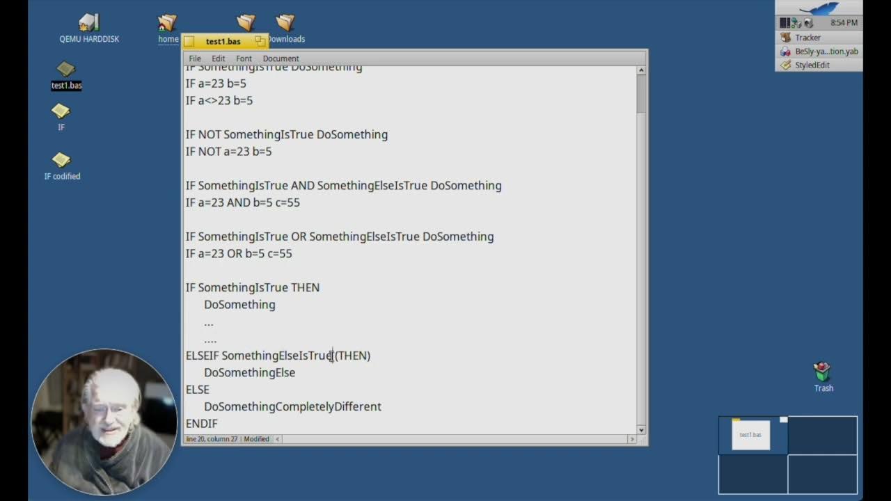 Yab Programming - Lesson 25 - About IF...THEN and famous poems - YouTube