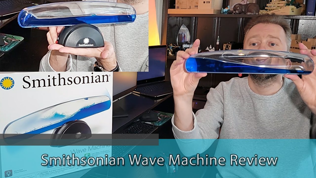 RELAXING MOTORIZED WAVE MACHINE - Smithsonian Wave Machine Review - YouTube