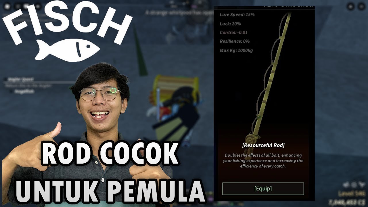 CARA GAMPANG MENDAPATKAN RESOURCEFUL ROD DI FISCH !!! - YouTube