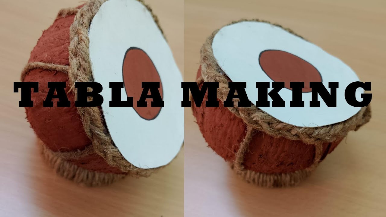 TABLA MAKING WASTE MATERIAL DIY CRAFT - YouTube