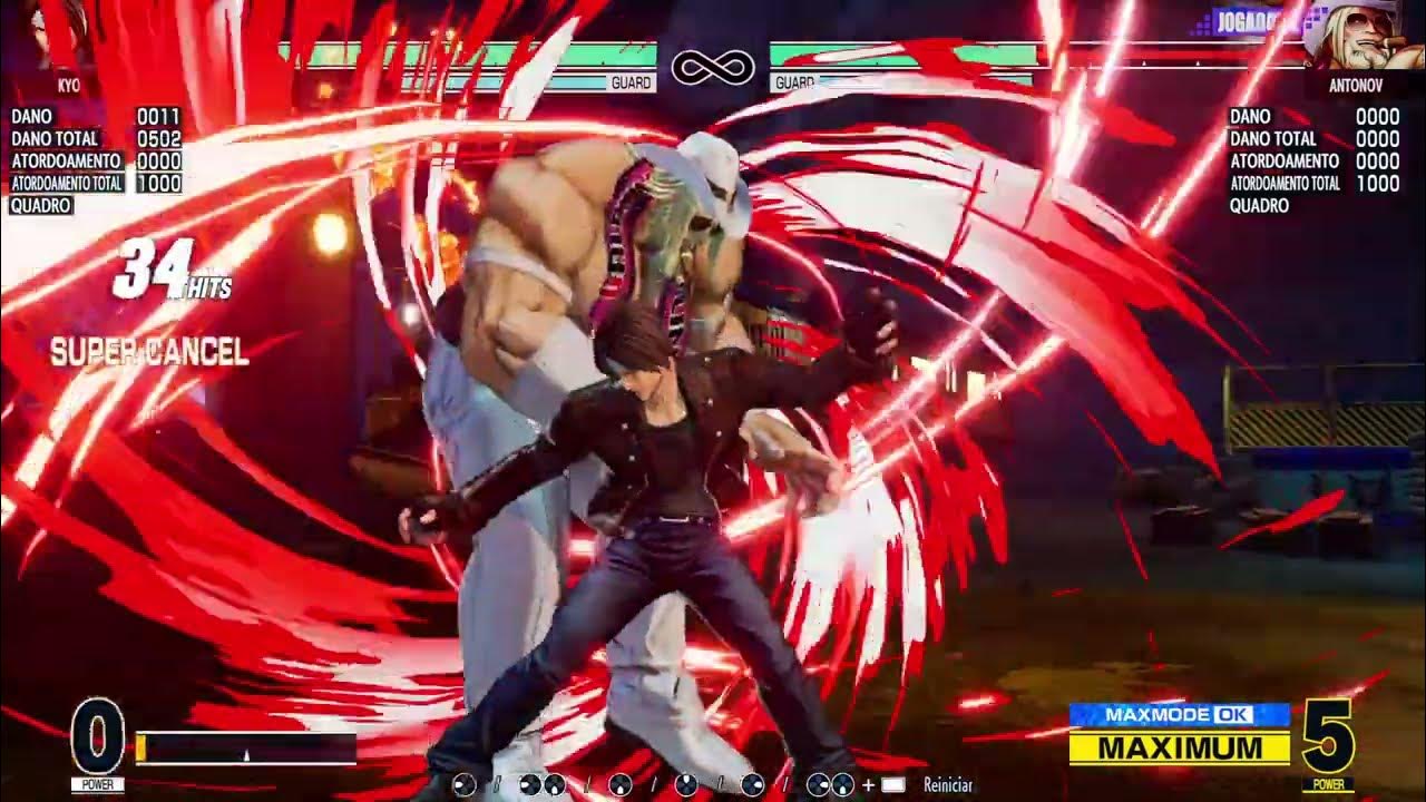 THE KING OF FIGHTERS XV_KYO KUSANAGI STUN COMBO - YouTube